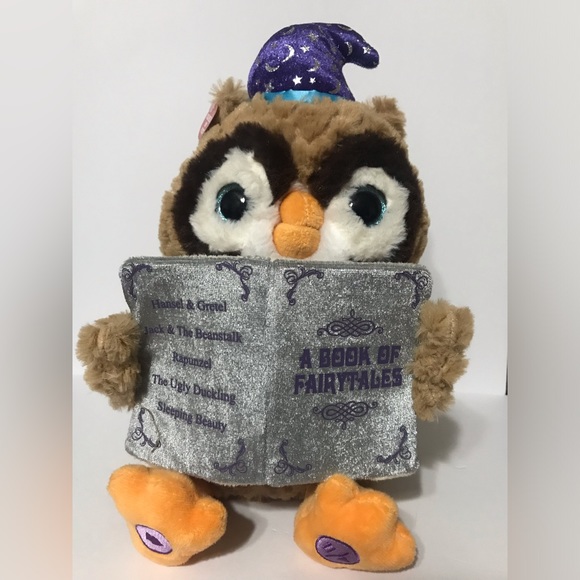 Toys | Octavius Storytelling Owl Cuddle Barn Talking Owl Animated ...